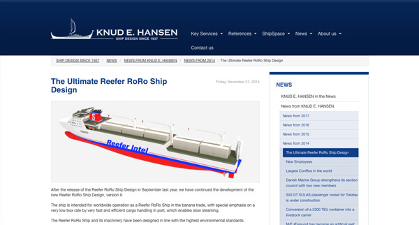 The future of reefer ships - Reefer RoRo